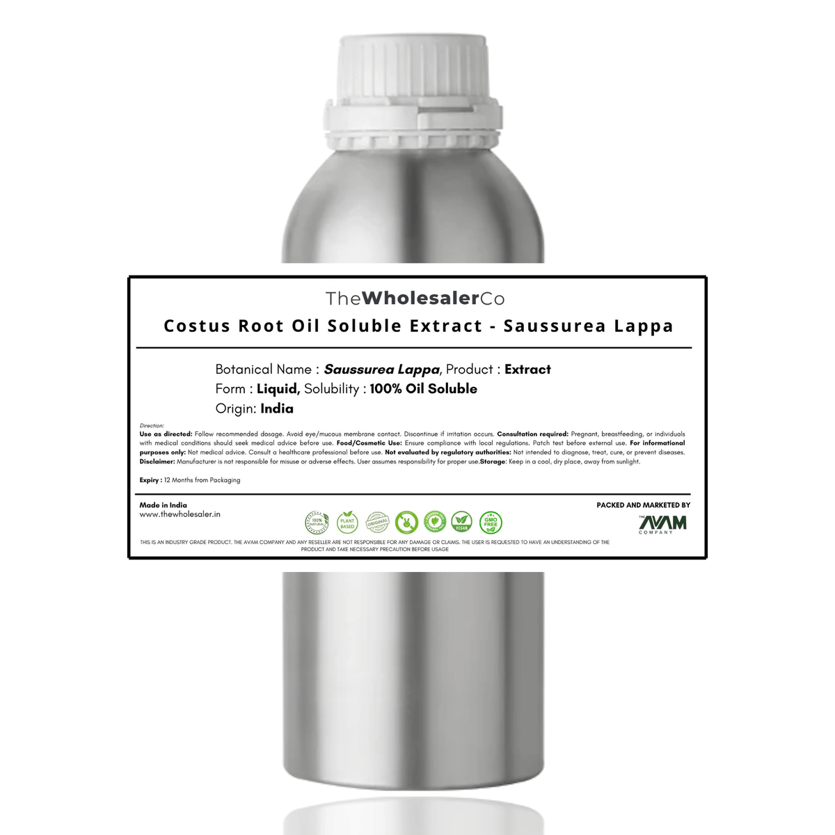 Costus Root Oil Soluble Extract - Saussurea Lappa – TheWholesalerCo Europe